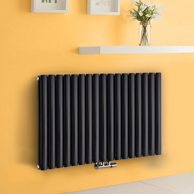 Nes Home 1020 x 600 mm Side Connection Horizontal Designer Radiator ...