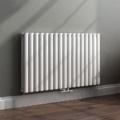 Nes Home 1020 x 600 mm Side Connection Horizontal Designer Radiator ...