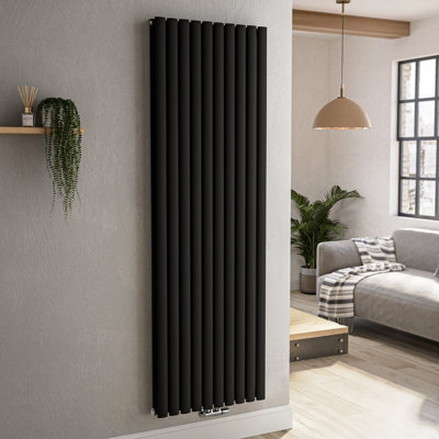 Nes Home 1800 x 600 mm Central Connection Vertical Designer Radiator ...