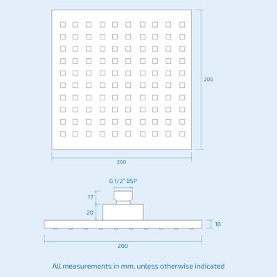 Nes Home 2 Dial 2 Way Square Concealed Thermostatic Mixer Valve Abs ...
