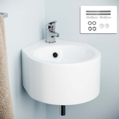 Nes Home 300 X 435mm Bathroom Wall Hung Cloakroom Ceramic Compact ...