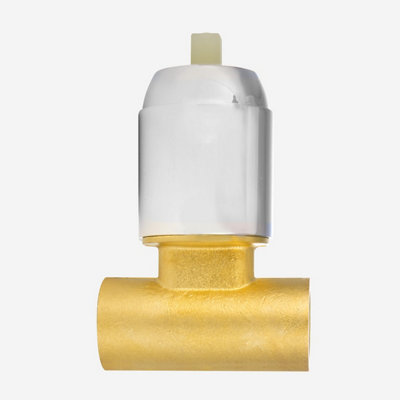 Nes Home Apex Wall Mounted Round Concealed Manual Mixer Valve 1/2" Hot ...