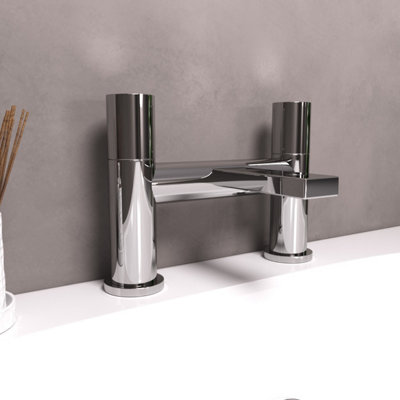 Nes Home Arte Handleless Futuristic Polished Chrome Bath Filler Tap ...