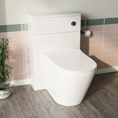 Nes Home Back To Wall WC Toilet with Concealed Cistern Bathroom Unit