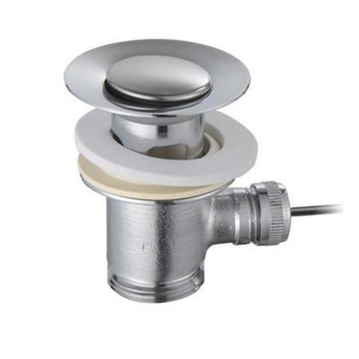 Nes Home Basin Sink Pop-Up Waste Plug Push Pull Rod Lever Kit Bathroom ...