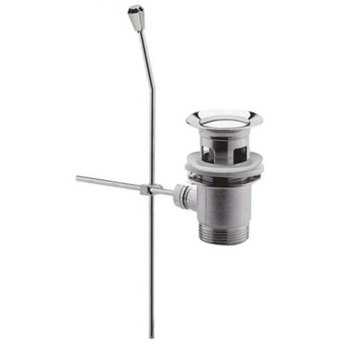 Nes Home Basin Sink Pop-Up Waste Plug Push Pull Rod Lever Kit Bathroom ...