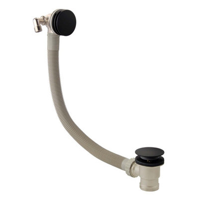Nes Home Bath Modern Matte Black Filler, Sprung Waste & Overflow And ...