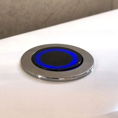 Nes Home Bathroom Dual Flush Contactless Flush Sensor Chrome