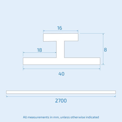 Nes Home Bathroom H-Joint White 5mm Trims For Shower Wall Panels ...