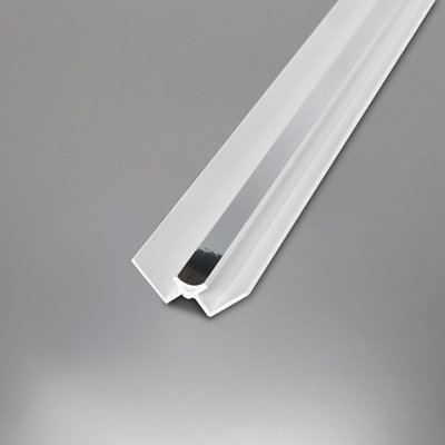 Nes Home Bathroom PVC Cladding Trims 10mm Trims 2.4m Long Fitting ...