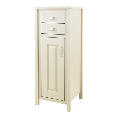 Nes Home Chiltern 500mm Traditional Freestanding Tall Boy Storage Unit ...