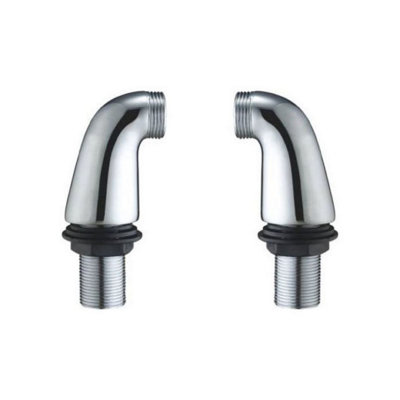 Buy Nes Home Chrome Bathroom Bath Mixer Tap Legs Adapter Pillars ...