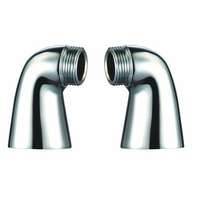 Nes Home Chrome Bathroom Bath Mixer Tap Legs Adapter Pillars Extension