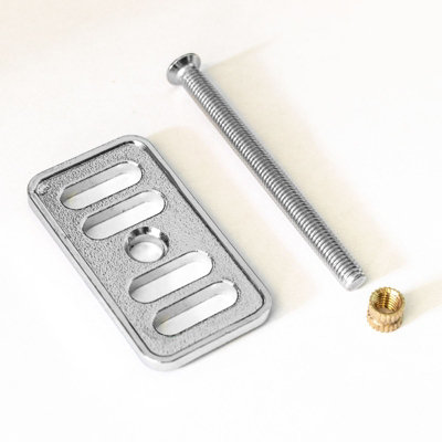 Nes Home Chrome bathroom / Kitchen Basin Sink Decorative Overflow Cover ...