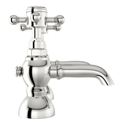 NES HOME CHURCHILL EDWARDIAN TRADITIONAL HOT & COLD TWIN BASIN TAPS CHROME