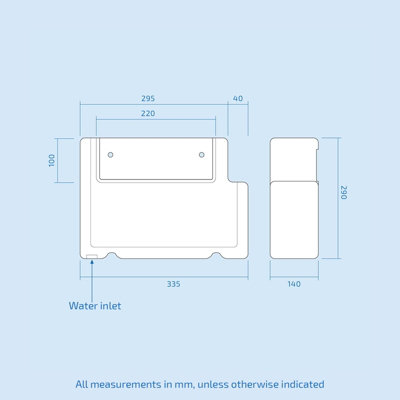 Nes Home Concealed Cistern Dual Flush Front Access Round Button Brushed ...