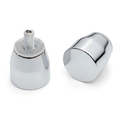 Nes Home Cone Chrome Aluminium Shower Door Knob Handle