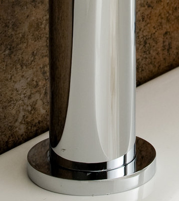Nes Home Crox Traditional Freestanding Bath Filler Mixer Tap with Pipe Legs