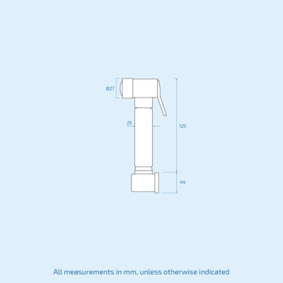 Nes Home Douche Shower Spray Kit With Holder & Hose Chrome