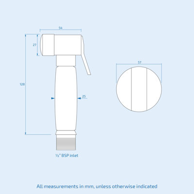 Nes Home Douche With 1.2m Stainless Steel Hose & Mini Thermostatic ...