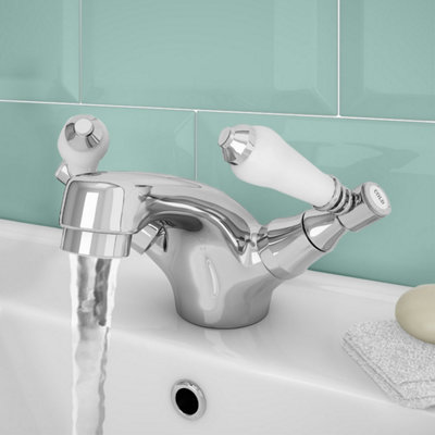 Nes Home Imperior Traditional Basin Mono Mixer Tap | DIY at B&Q