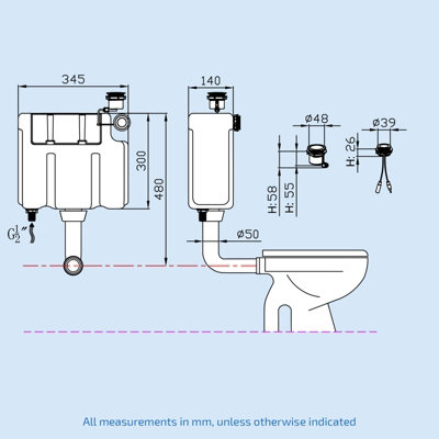 Nes Home Infra Red Sensor Auto Sensorflow Flush Cistern and housing