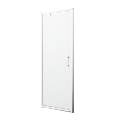 Nes Home Jupiter 760mm Modern Pivot Shower Door Enclosure Screen Safety ...