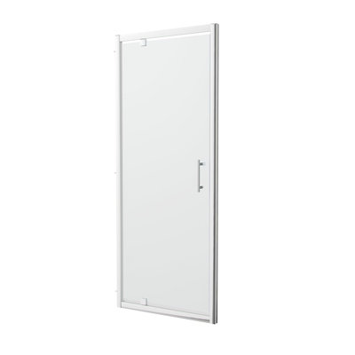 Nes Home Jupiter 800mm Modern Pivot Shower Door Enclosure Screen Safety ...