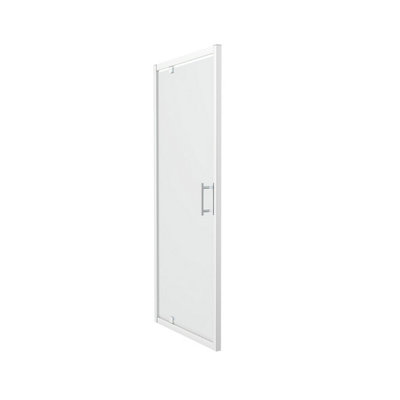 Nes Home Jupiter 900mm Modern Pivot Shower Door Enclosure Screen Safety ...