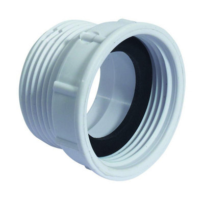 Nes Home Mcalpine Coupling Flush Spigot Plumbing Waste UK & EU White 32mm