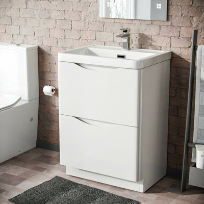 Nes Home Merton Basin Vanity Unit Tap and Waste Set