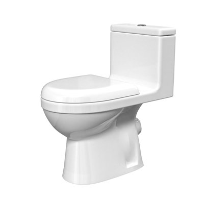 Nes Home Modern White Close Coupled Toilet One Piece With Seat & Cistern