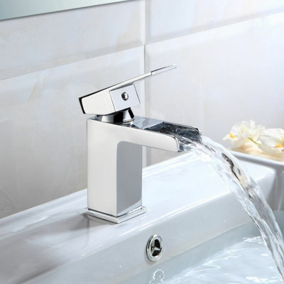 Nes Home Ozone Square Waterfall Basin Mixer Tap