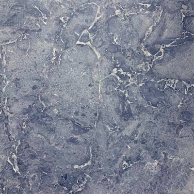 Nes Home PVC Cladding Shower Panel 2400 x 1000 x 10mm Graphite Blue ...