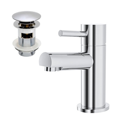 Nes Home Remy Basin Mono Mixer Tap & Basin Waste Chrome