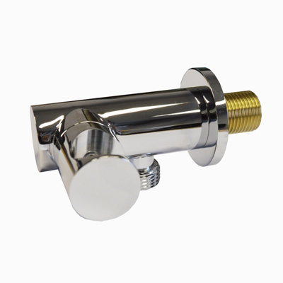Nes Home Round Chrome Handheld Handset Shower + Wall Elbow Outlet ...