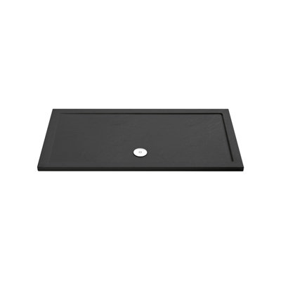 Nes Home Slim 1400 x 700 mm Rectangular Polyurethane Resin Shower Tray ...