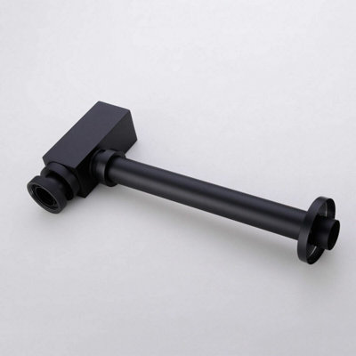 Nes Home Square Bottle Trap & Outlet Pipe Bathroom Basin Sink Brass ...