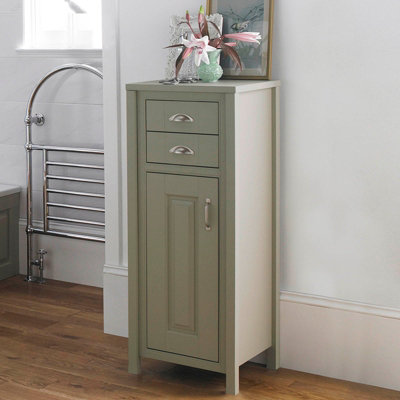 Nes Home Stone Grey Chiltern 800mm Vanity Basin Unit, Tall Cabinet ...