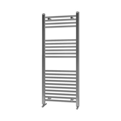 Nes Home Straight Chrome Bathroom Towel Radiator 1200 x 500 mm
