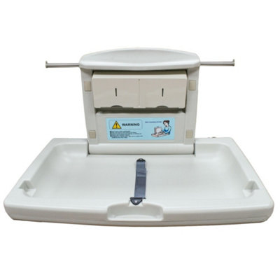 Nes Home Wall Mounted Baby Changing Station Folding Commercial Washroom ...
