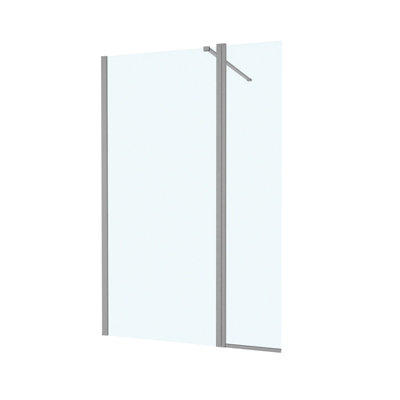 Nes Home Wet Room 700mm Shower 8mm Tempered Glass Screen with 300mm ...