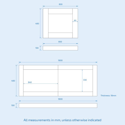 Nes Home White PVC 1800mm 2 Sliding Doors Bath Front Panel & 800mm End ...