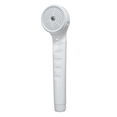Nes Home White Small Shower Head Set Hand Held Bath Handset