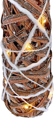 Netagon Christmas 2 piece Light Up Circular Cone Pyramids Tree Ornament ...