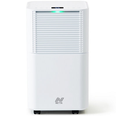 NETTA 12L Compact Dehumidifier - Digital Control Panel, Air Filter ...