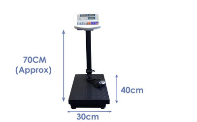 NETTA 150KG Heavy Duty Digital Platform Postal Parcel Scales | DIY at B&Q