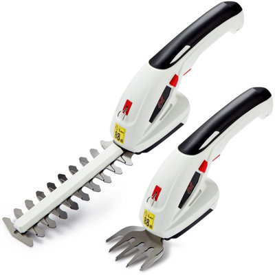 NETTA 2in1 Grass Shear Hedge Trimmer with 7.2V 1500mAh Battery, Edging ...