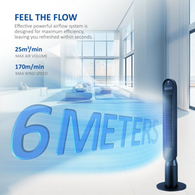 NETTA 44 Inch Tower Fan With Remote Control, Timer Quiet Cooling for ...