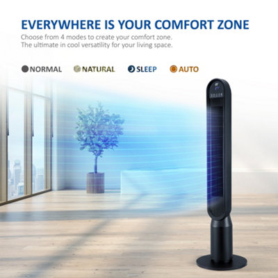 NETTA 44 Inch Tower Fan With Remote Control, Timer Quiet Cooling for ...